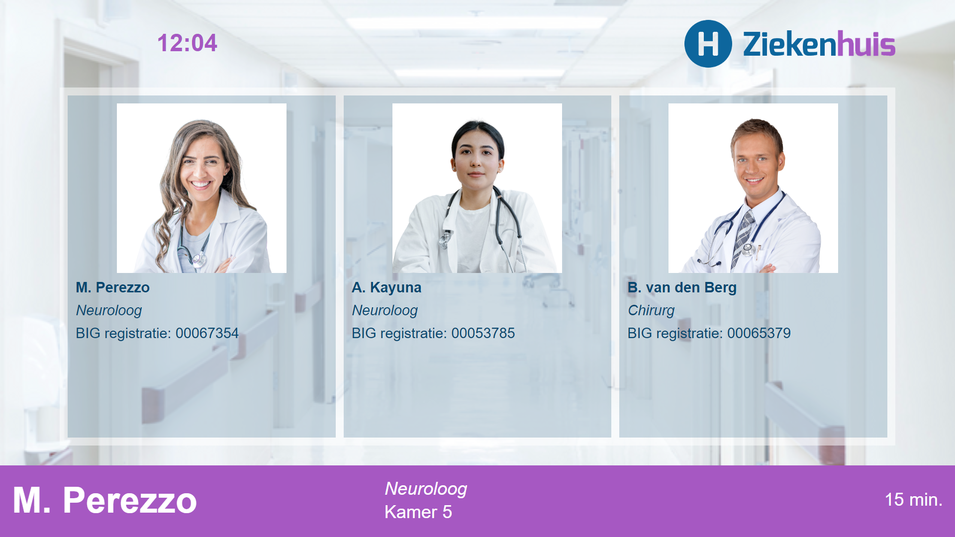 Ziekenhuizen | Wachtkamerschermen